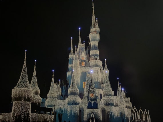 Cinderella's Castle Adorned With Icicles LED String Lights - Etsy