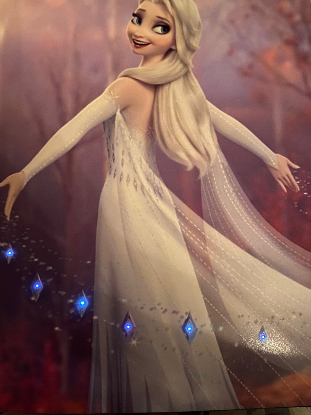 Disney's Elsa From Frozen 2 LED String Lights - Etsy