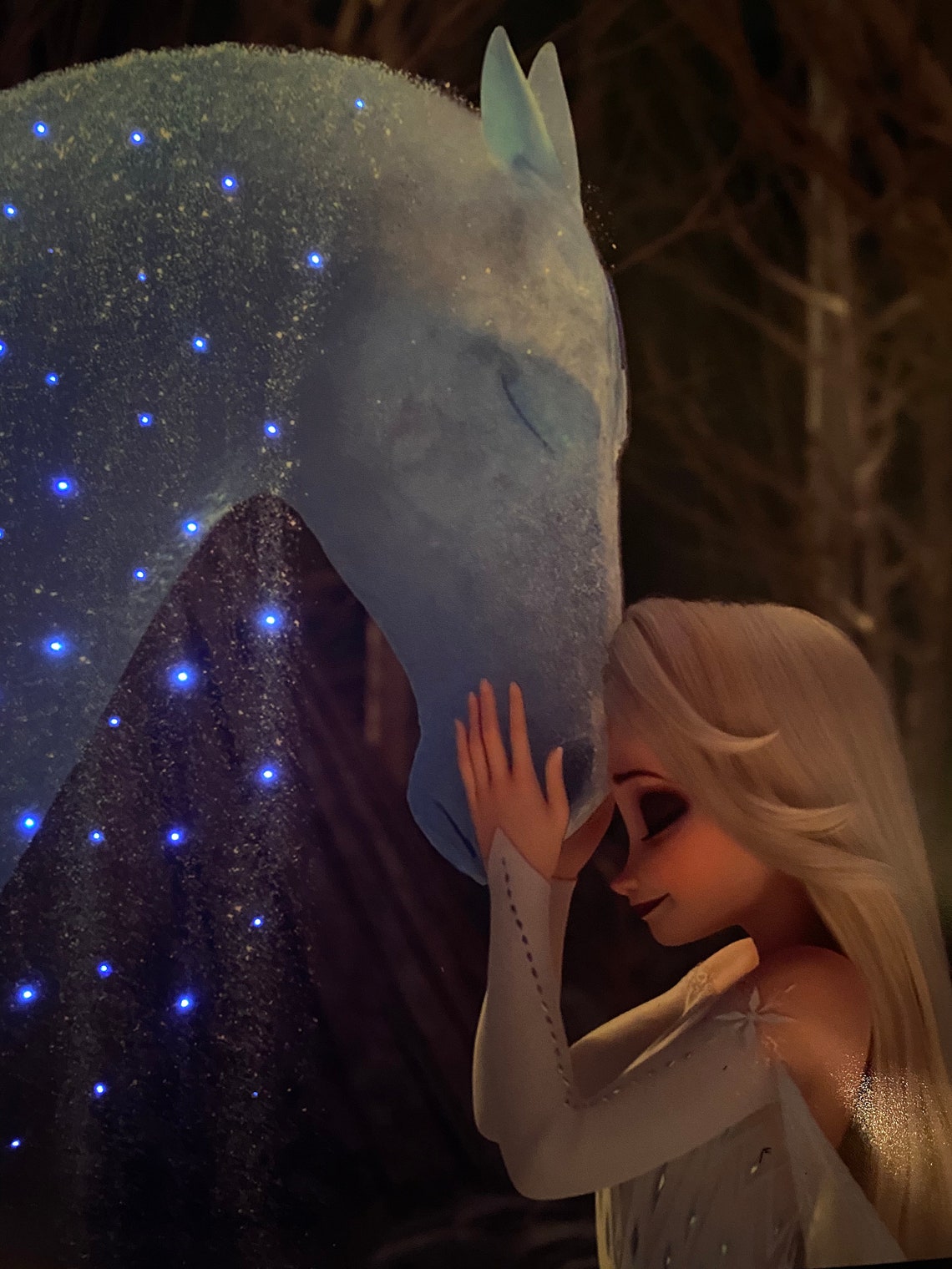 Disney's Frozen 2 Elsa and Nokk in Enchanted Forest | Etsy