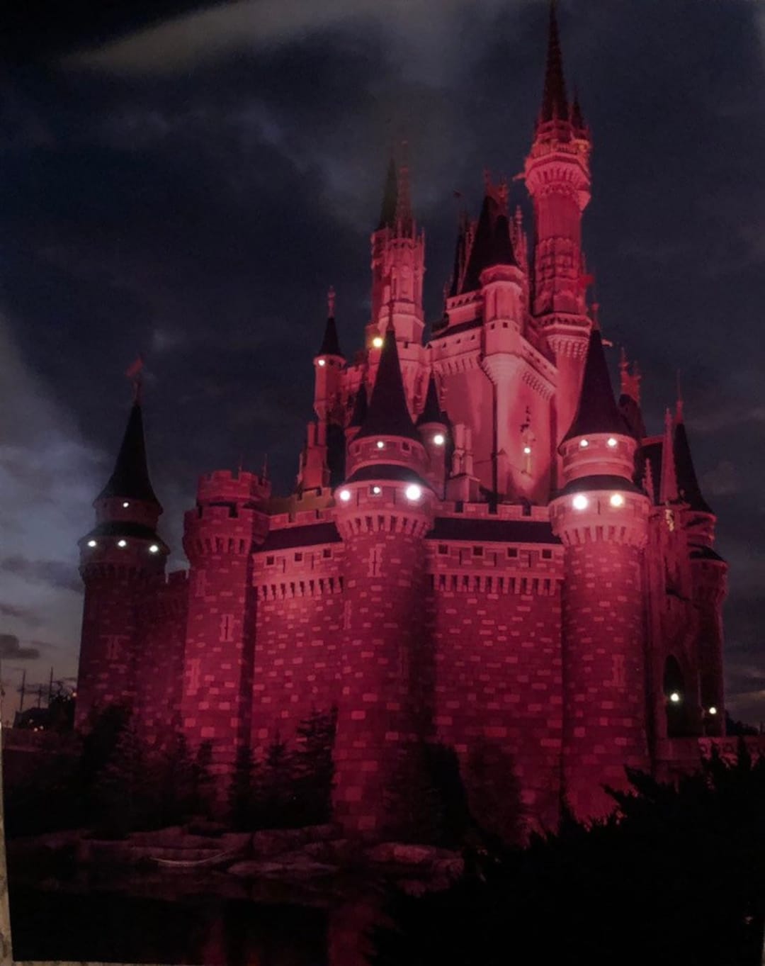Disney's Cinderella's Castle With LED String Lights - Etsy