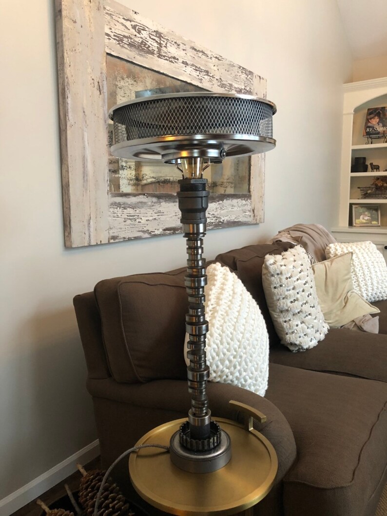 Camshaft Table Lamp Man Cave Light - Etsy