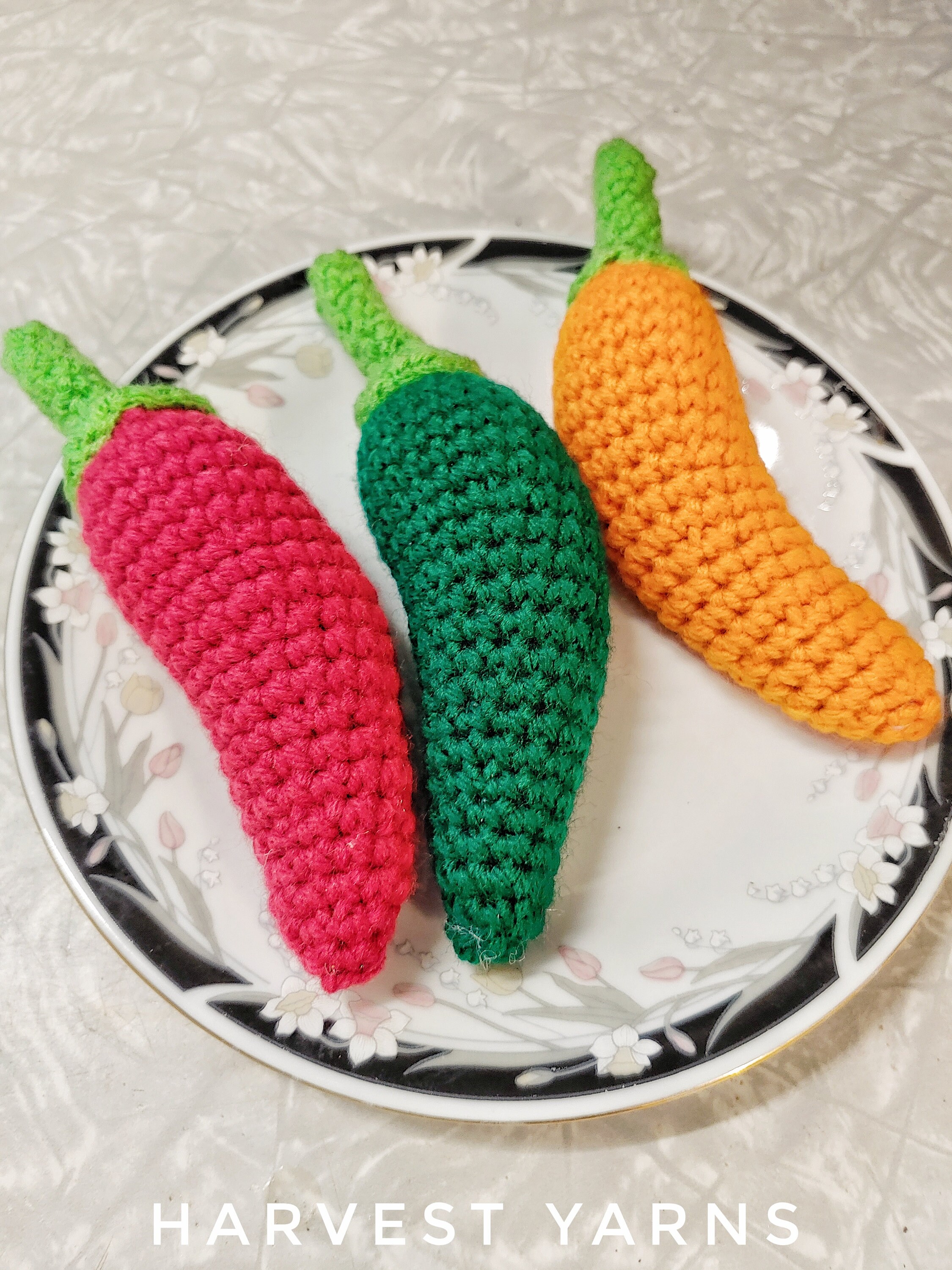 Pepper Crochet Pattern, Chili Amigurumi, Food Crochet Pattern ...