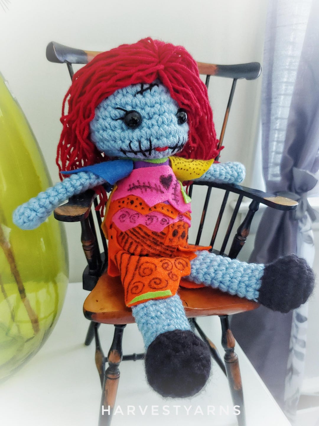 Gothic Handmade Doll. Sally Doll. Halloween. Autumn Home Decor. Jack ...