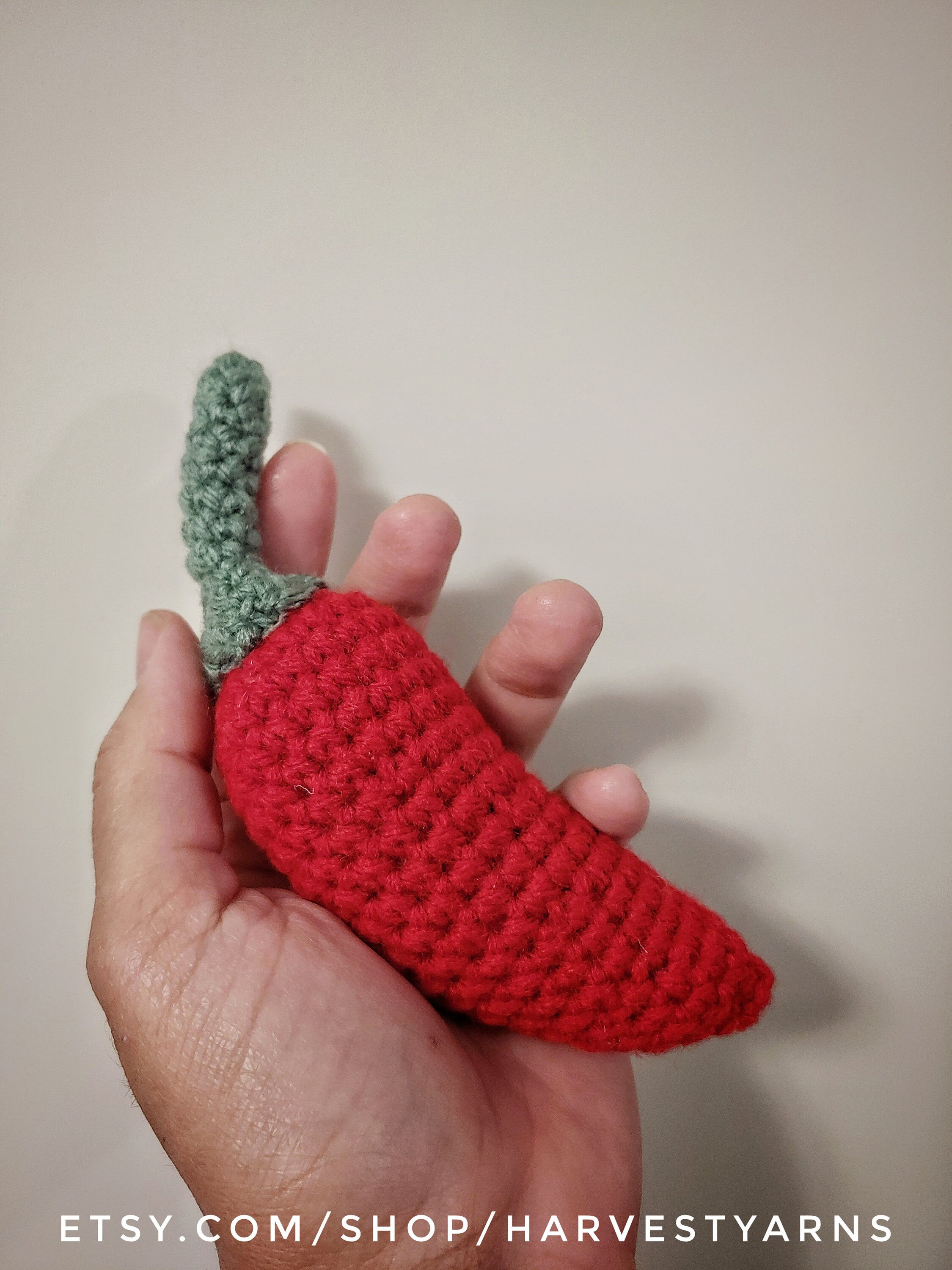 Pepper Crochet Pattern, Chili Amigurumi, Food Crochet Pattern ...