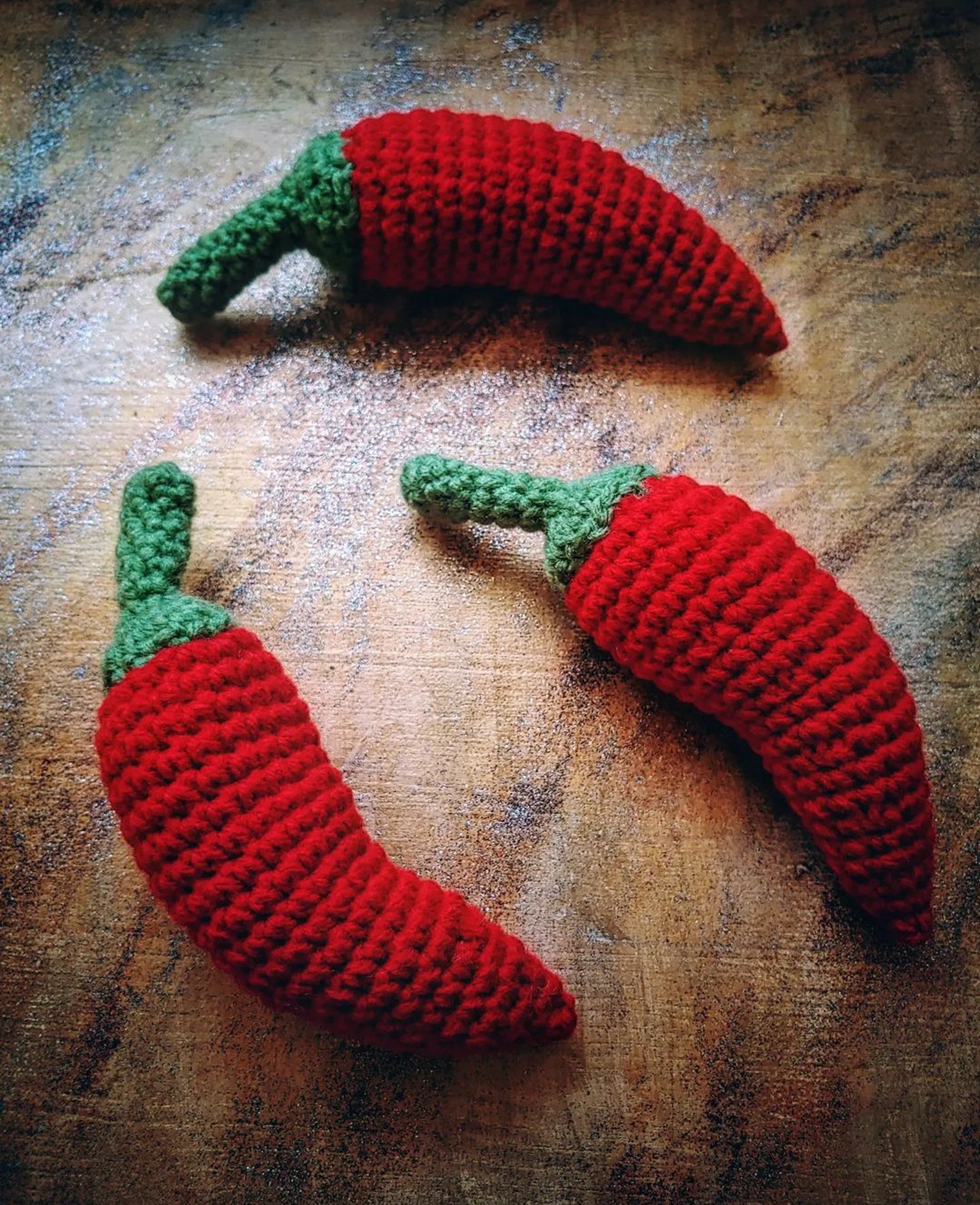 Chili Pepper Crochet Pattern | Amigurumi Digital PDF Food Crochet ...