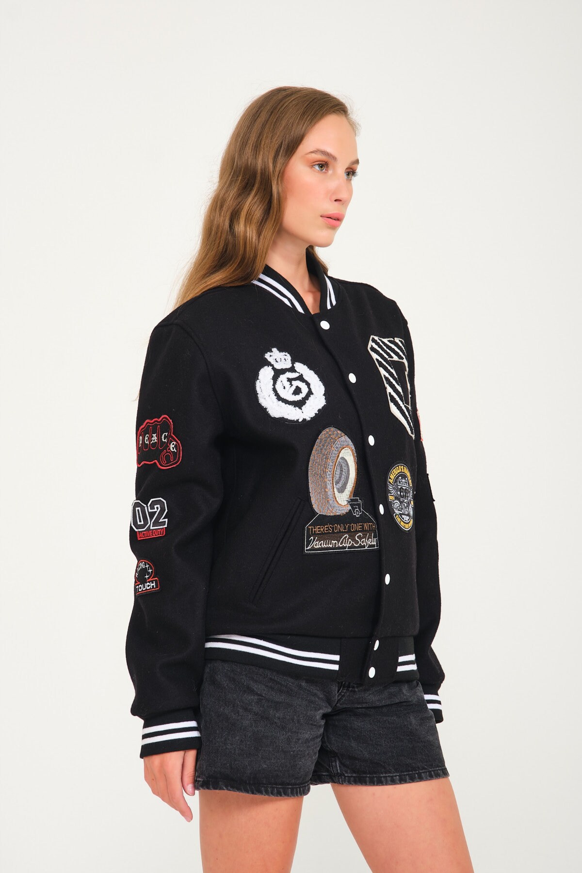 College Patch Jacket - Etsy