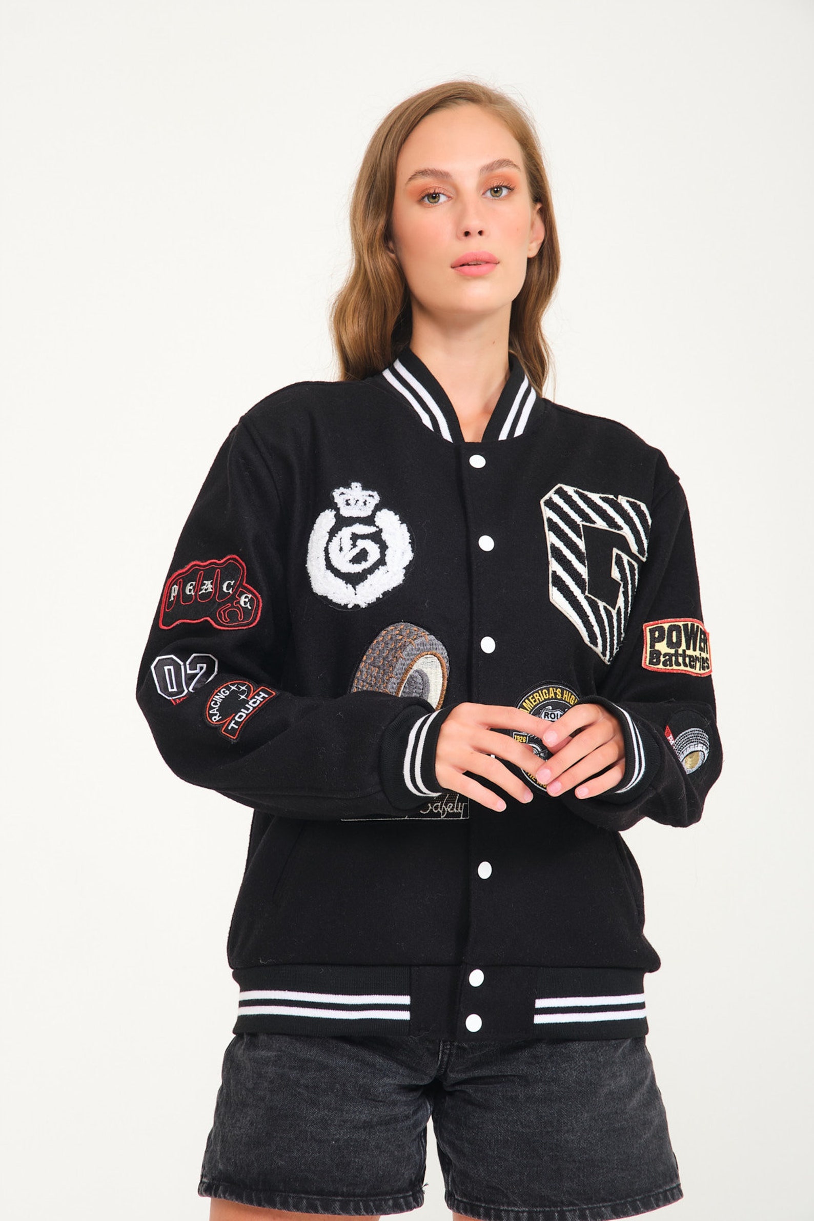 College Patch Jacket - Etsy