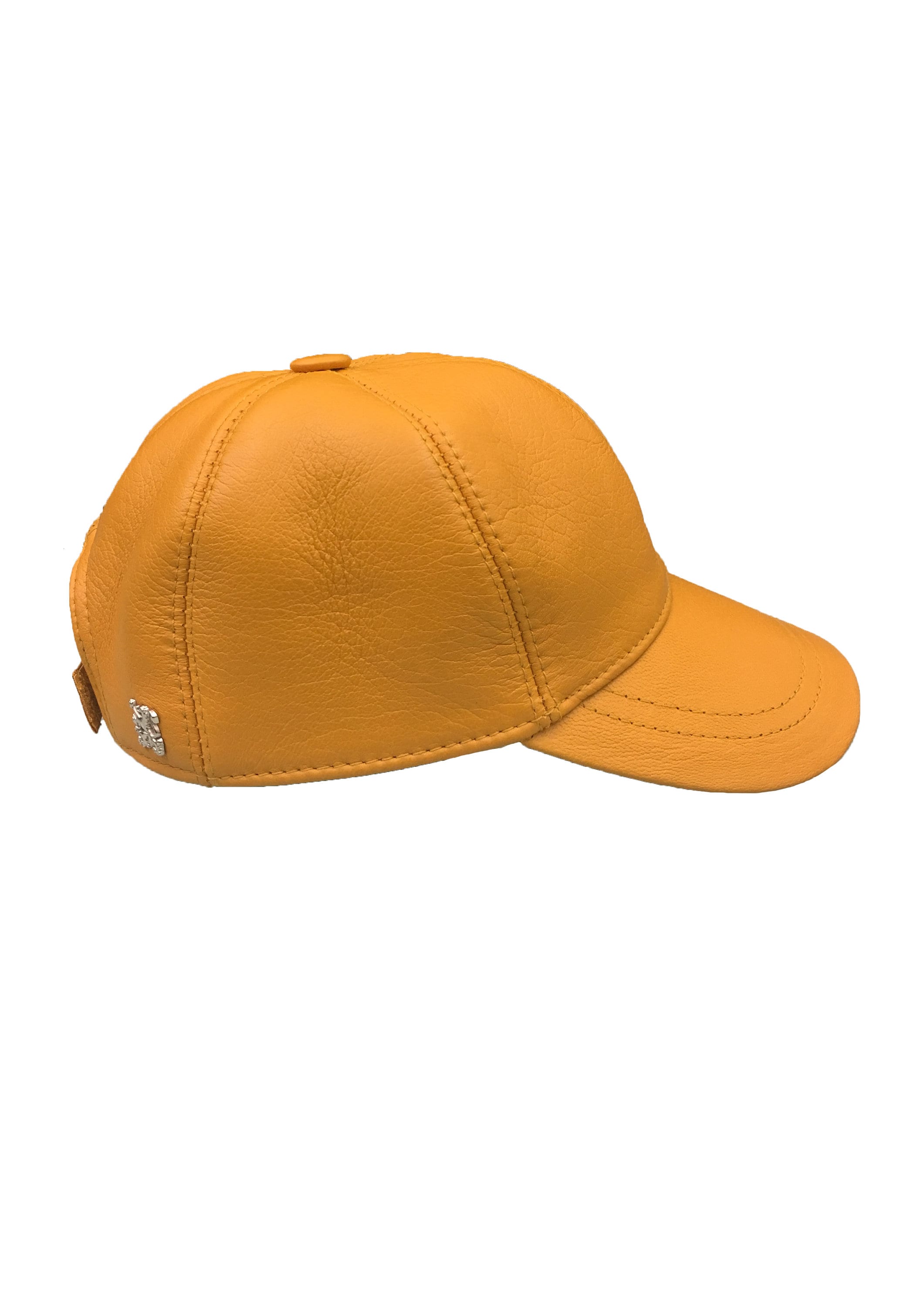 Yellow Leather Cap - Etsy