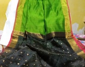 Resham and Muslin Thread Sareesequence on Pallublouse - Etsy