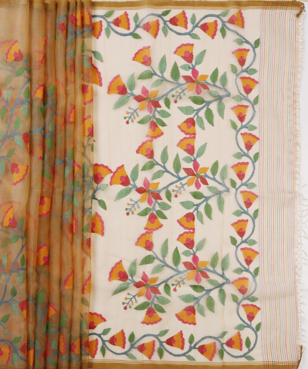 Reshom Jamdani/muslin Jamdani/tantuja Muslin Jamdani/indian Muslin ...