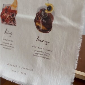 Mini Bar Sign With Stand/ Semi-custom Bar Sign/ Signature Cocktails ...