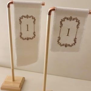 Fabric Table Number Sign/ Table Numbers/ Wedding Table Sign - Etsy