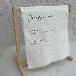 Mini Bar Sign With Stand/ Semi-custom Bar Sign/ Signature Cocktails ...