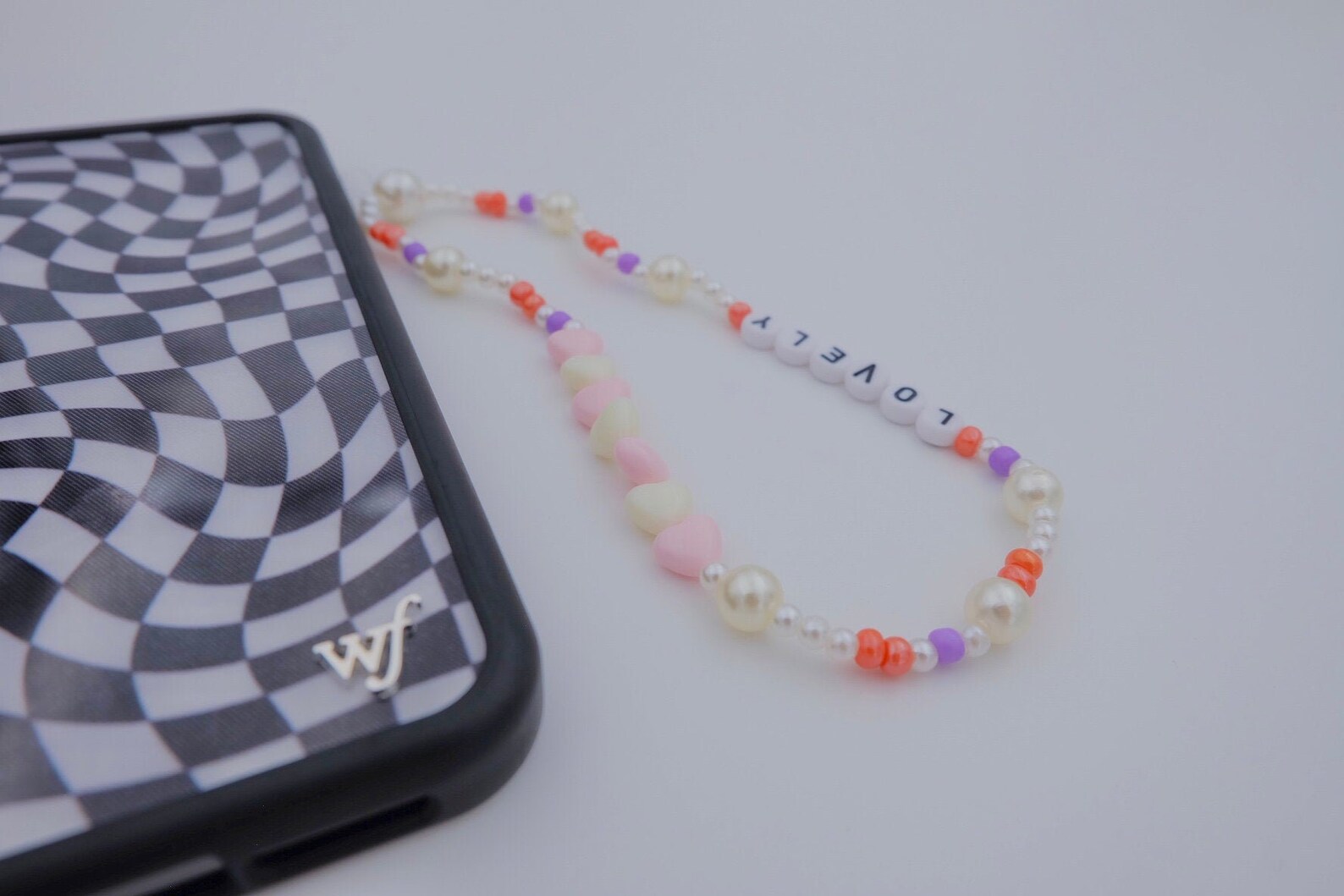 Aesthetic Heart Phone Charm / Cute Phone Charm / Red Pink - Etsy