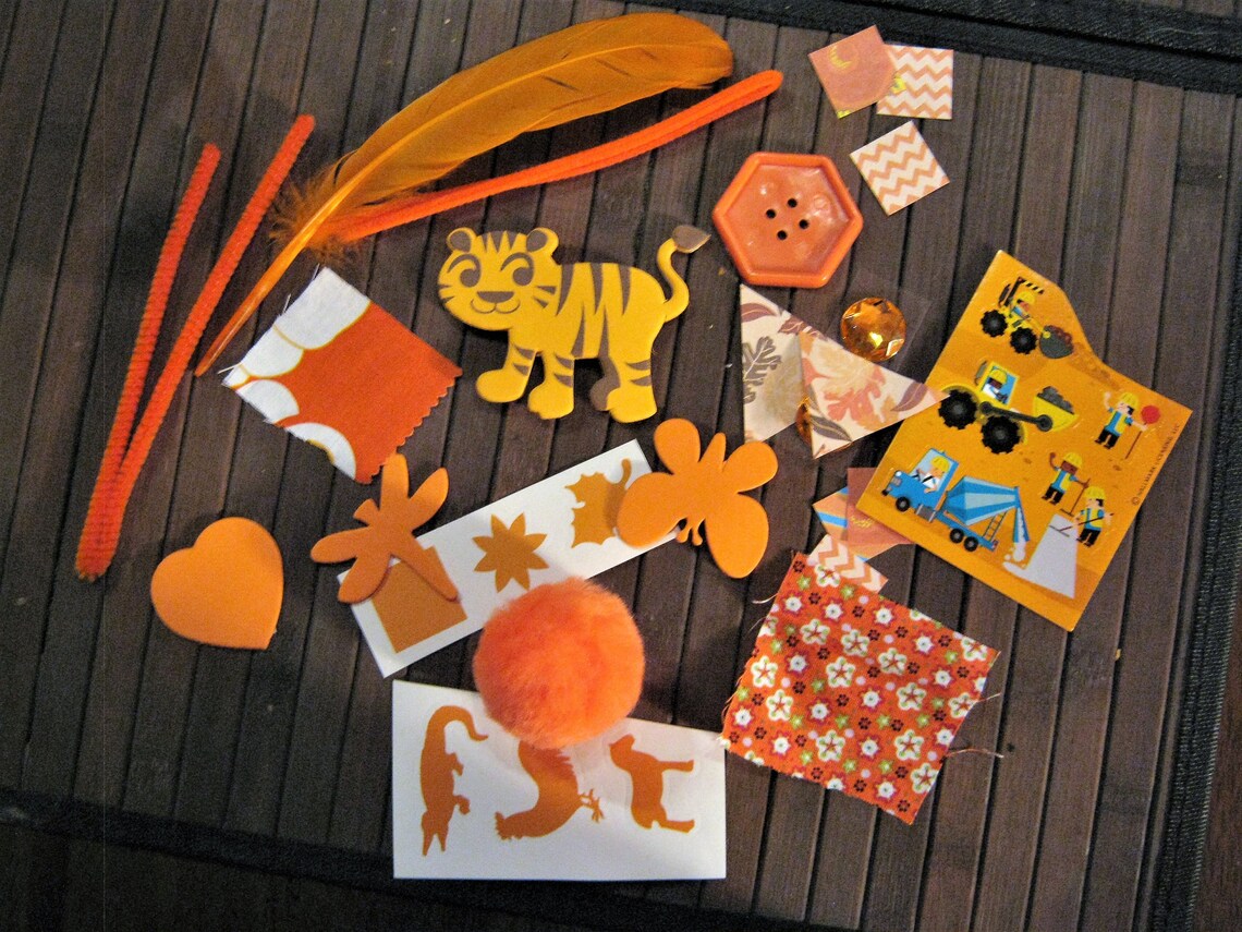 Tactile Collage Kit, Preschool Sensory Activity - Etsy Canada