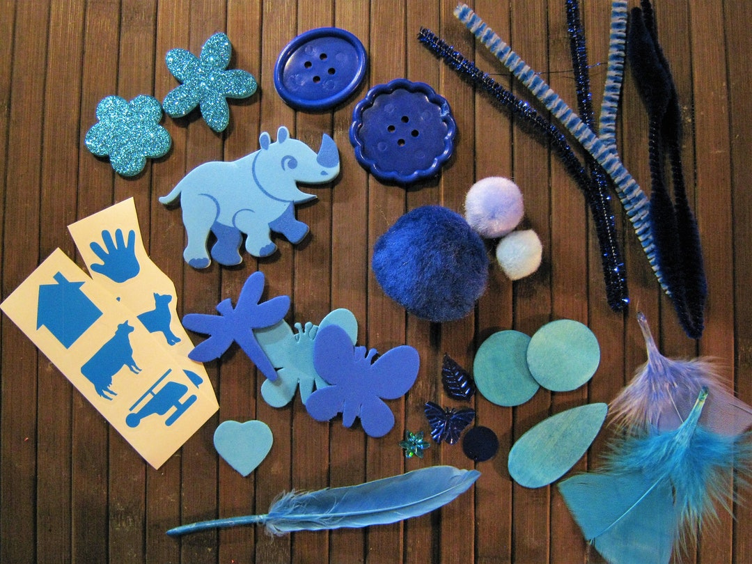 Tactile Collage Kit, Preschool Sensory Activity - Etsy