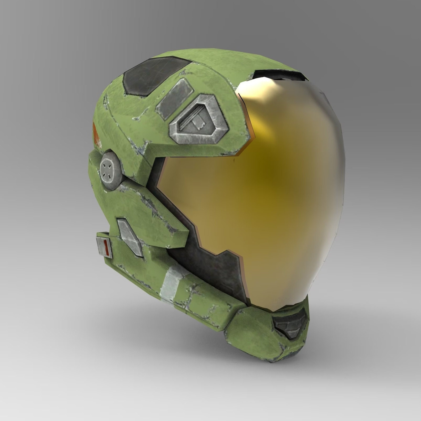 Halo Reach Pilot Helmet Template - Etsy
