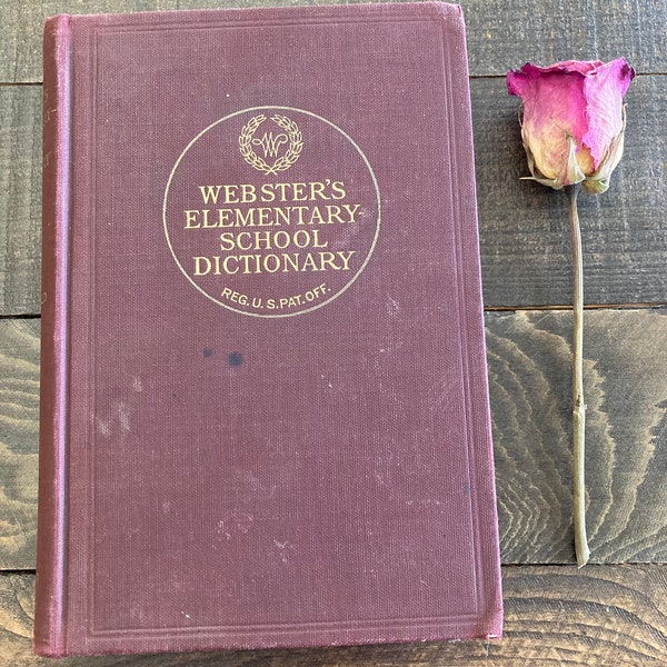 Webster Dictionary - Etsy
