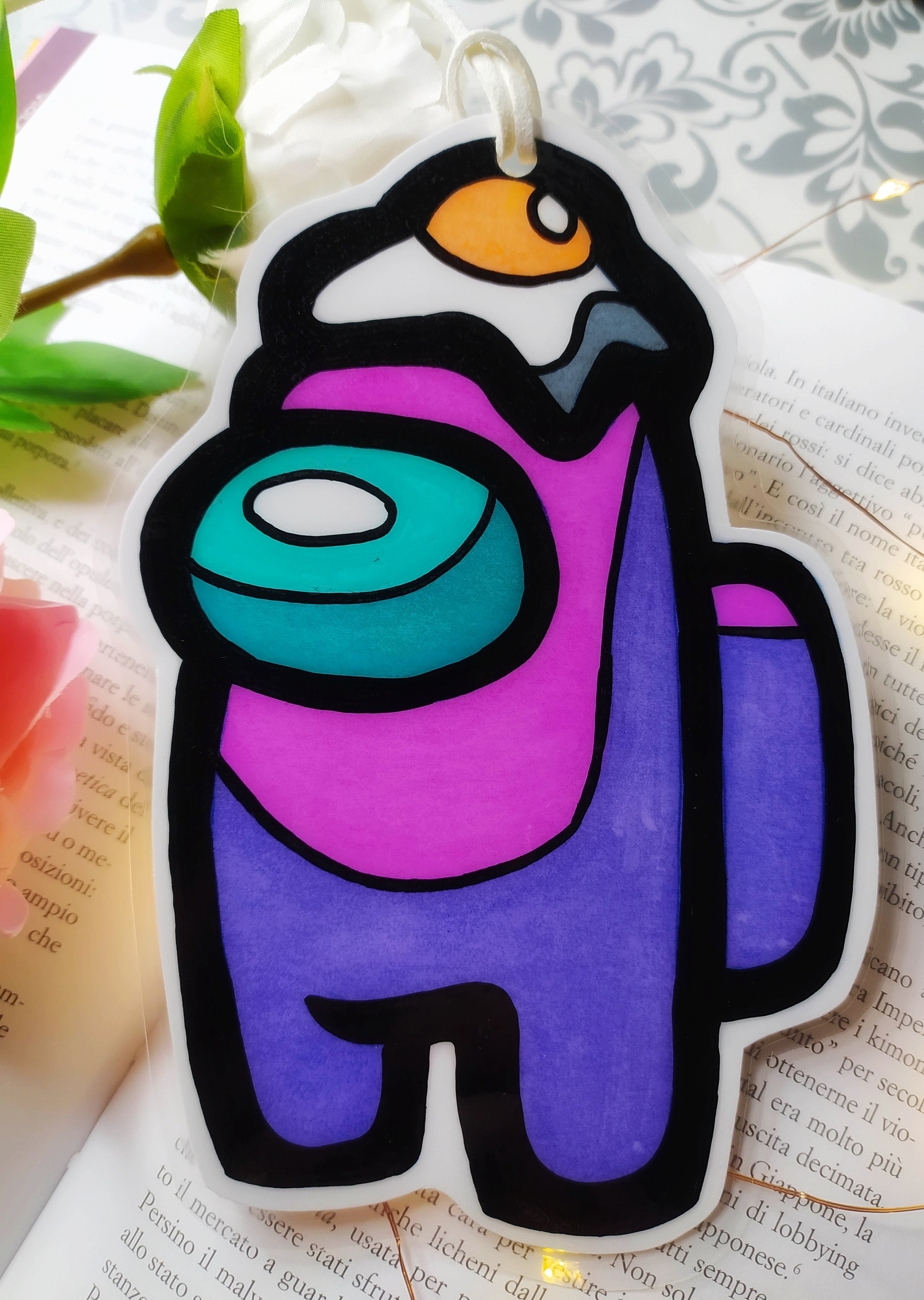 Among Us Bookmark Hand Drawn Videogames - Etsy