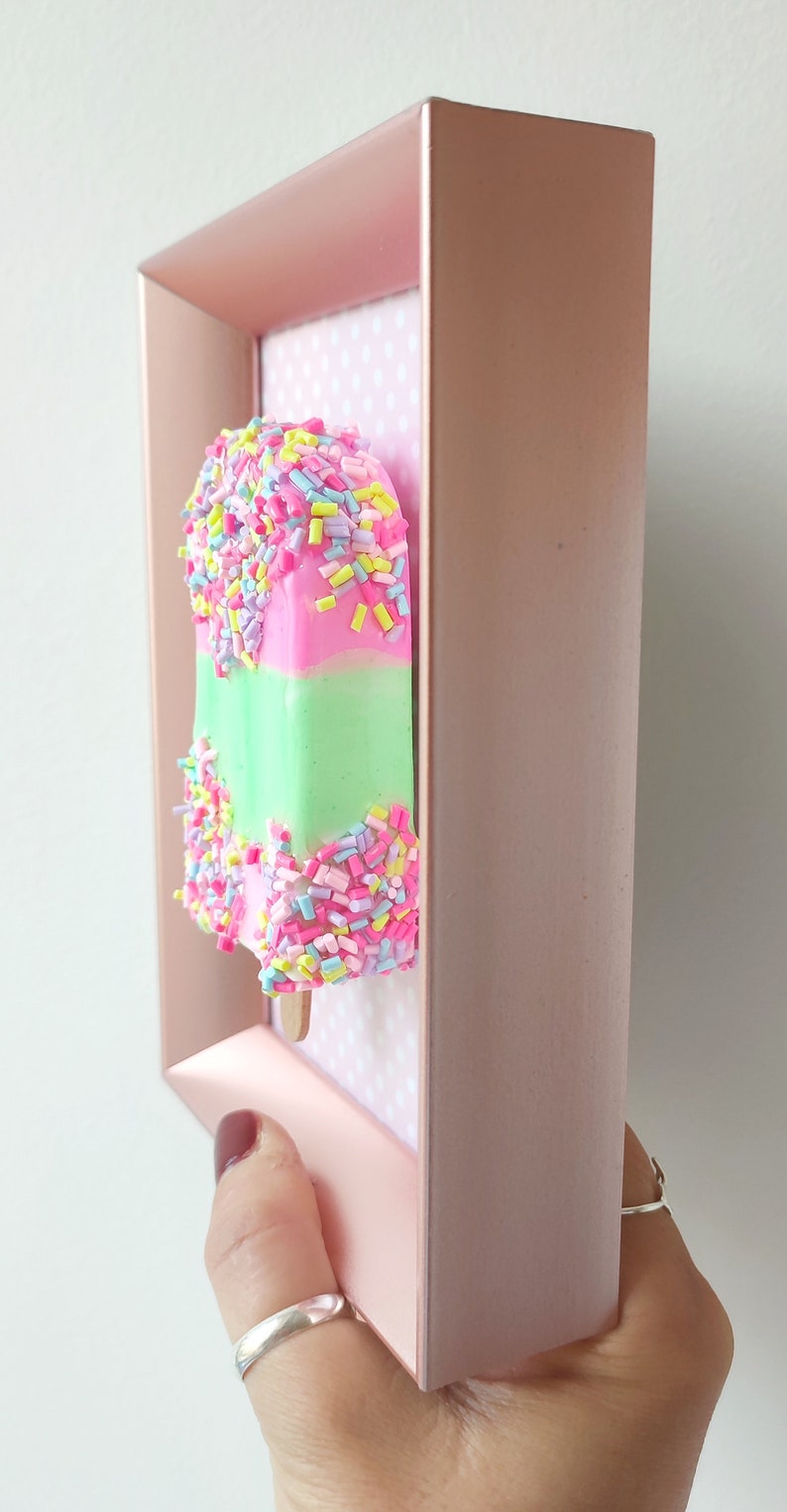 Neon Pop Art, Popsicle to Hang, Home Decoration Painting, Epoxy Resin ...