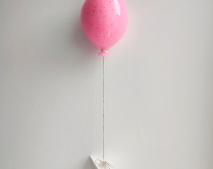 Pop Art Wall, Blue Pop Resin Balloon Sculpture, 3D Decoration, Art for ...