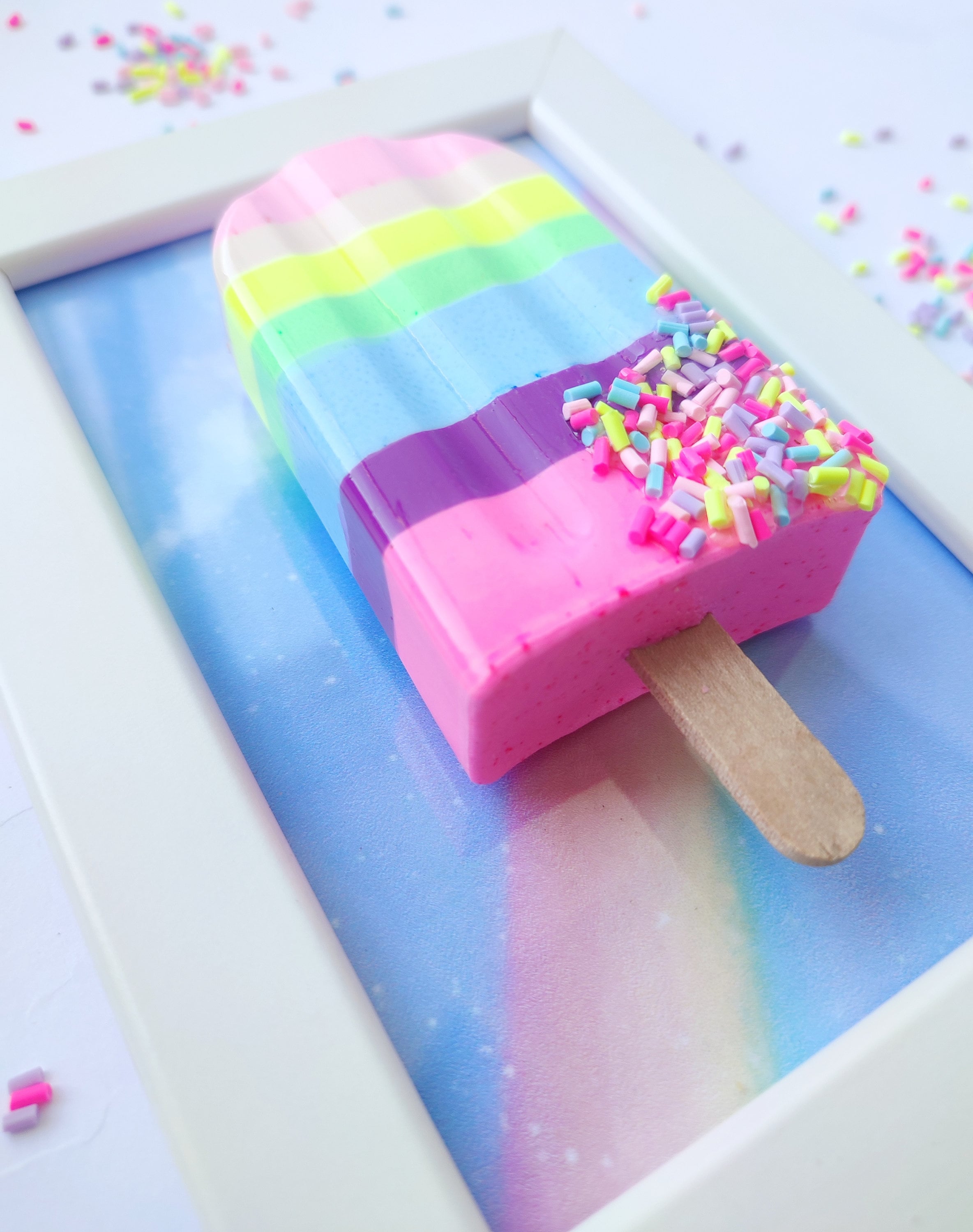 Rainbow Popsicle, Pride Month, Lgbtq Art, Lgbtq Flag, Popart Sculpture ...