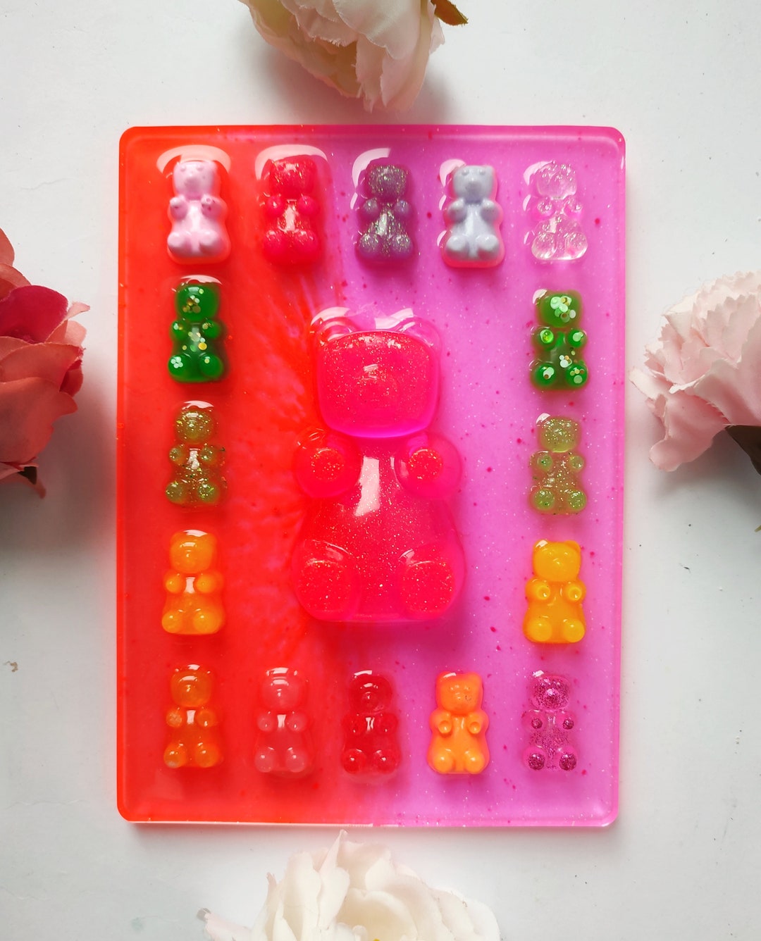 Rainbow Gummy Bears, Pop Art Painting, Home Decoration, Candy Wall Art ...