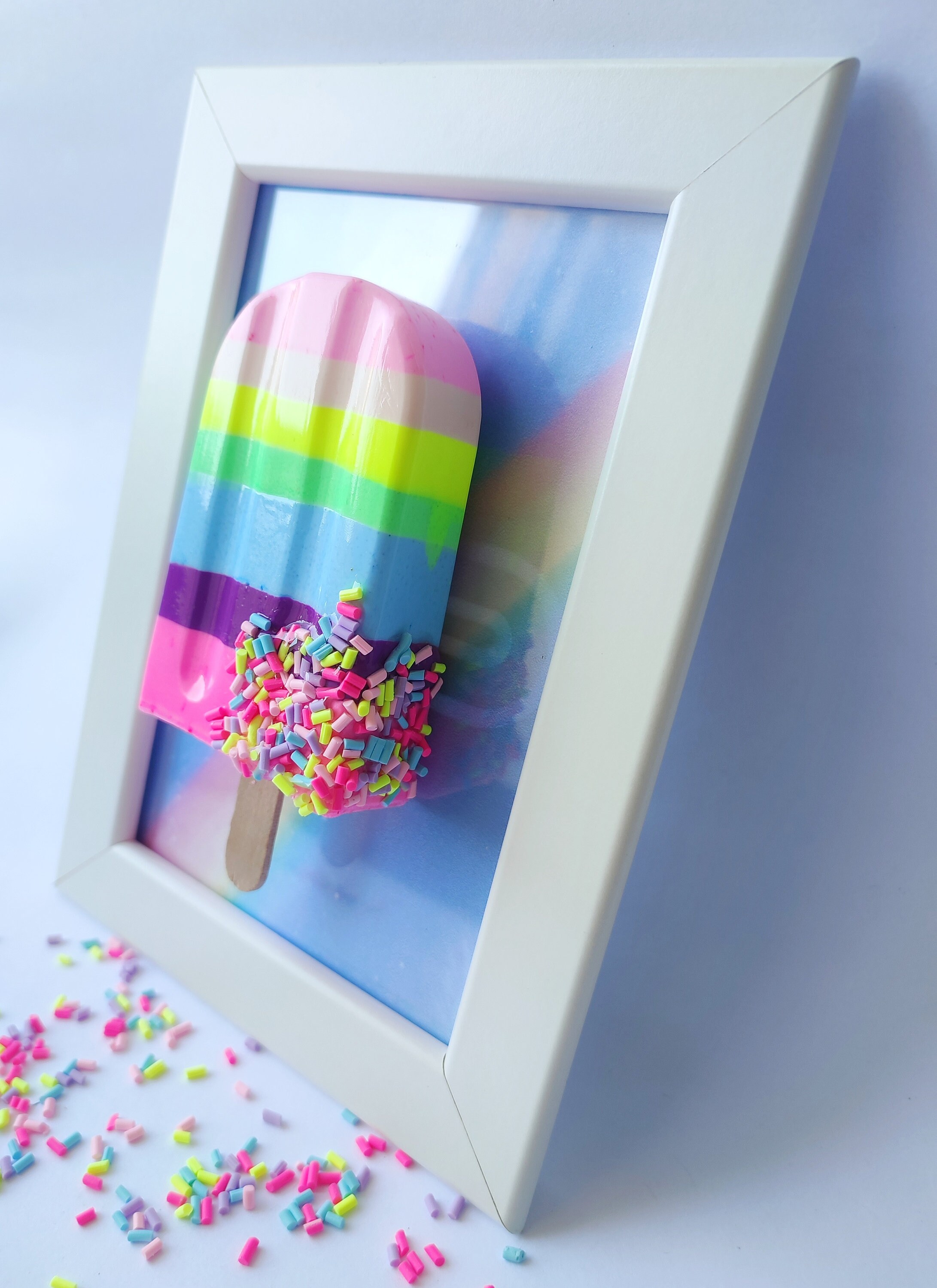 Rainbow Popsicle, Pride Month, Lgbtq Art, Lgbtq Flag, Popart Sculpture ...