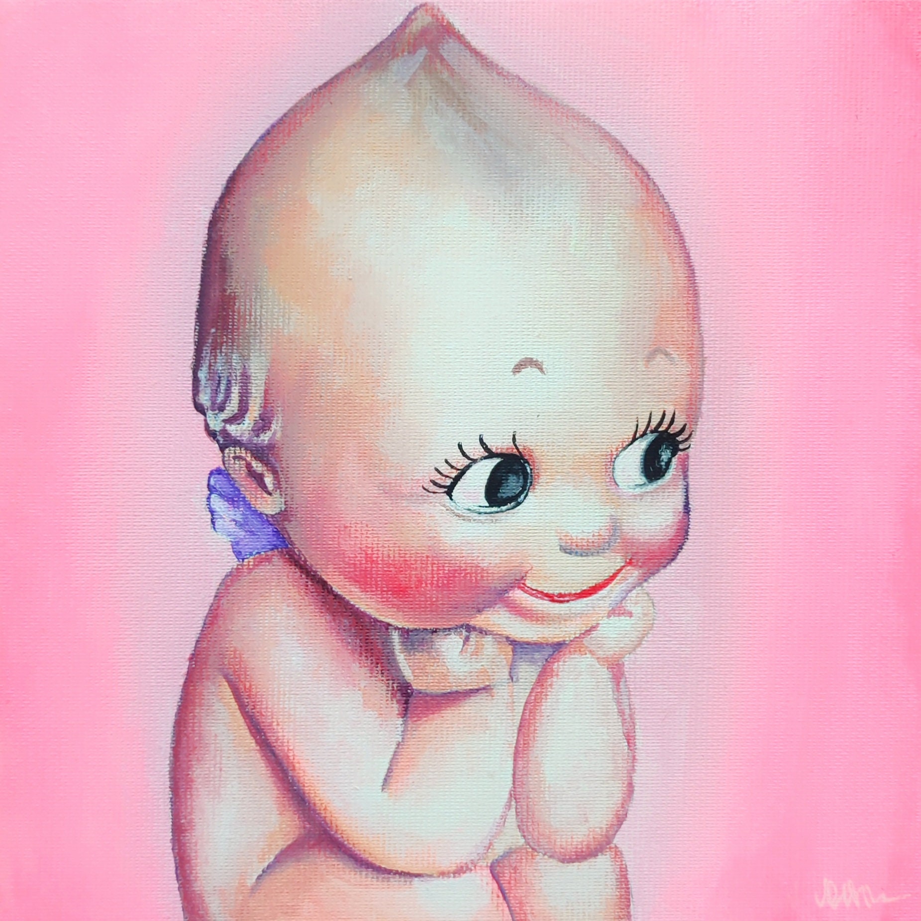 Kewpie Pop Art Aesthetic Art Retro Art Doll Toy Acrylic - Etsy