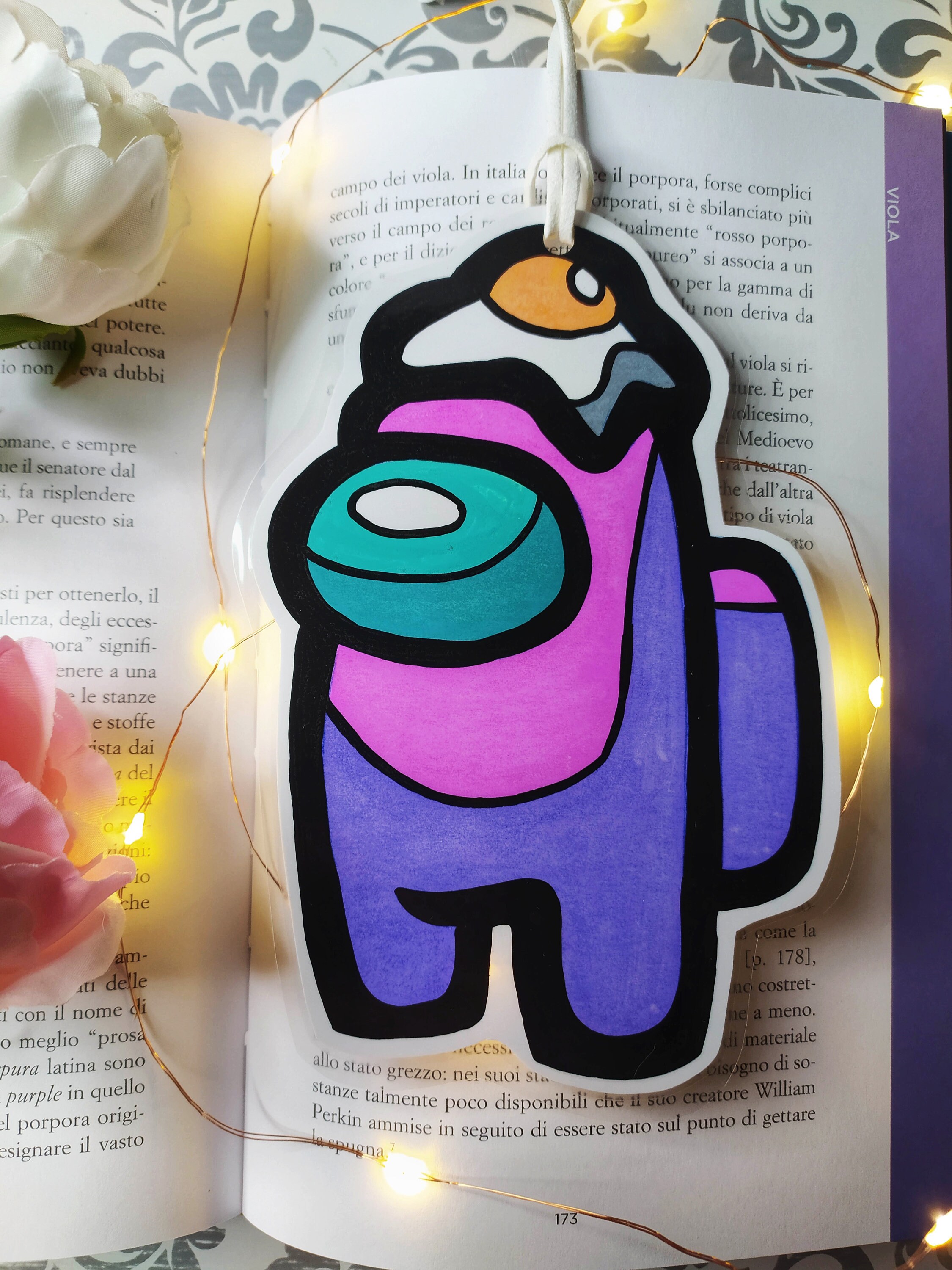 Among Us Bookmark Hand Drawn Videogames - Etsy