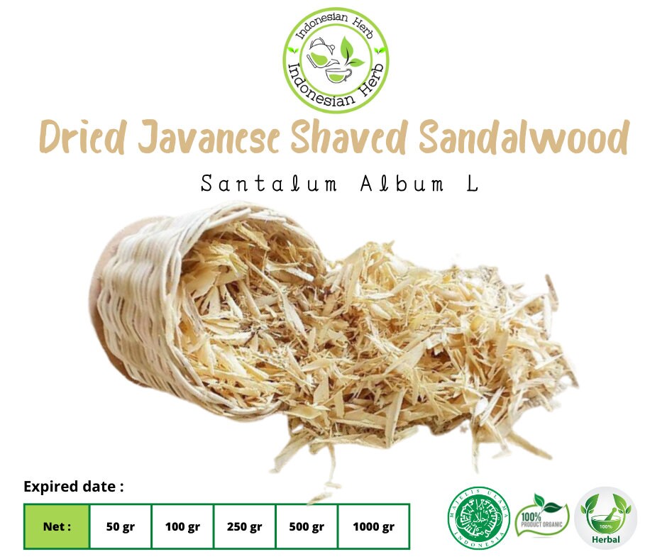 Dried Java Shaved Sandalwood Dry Santalum Album L Organic - Etsy