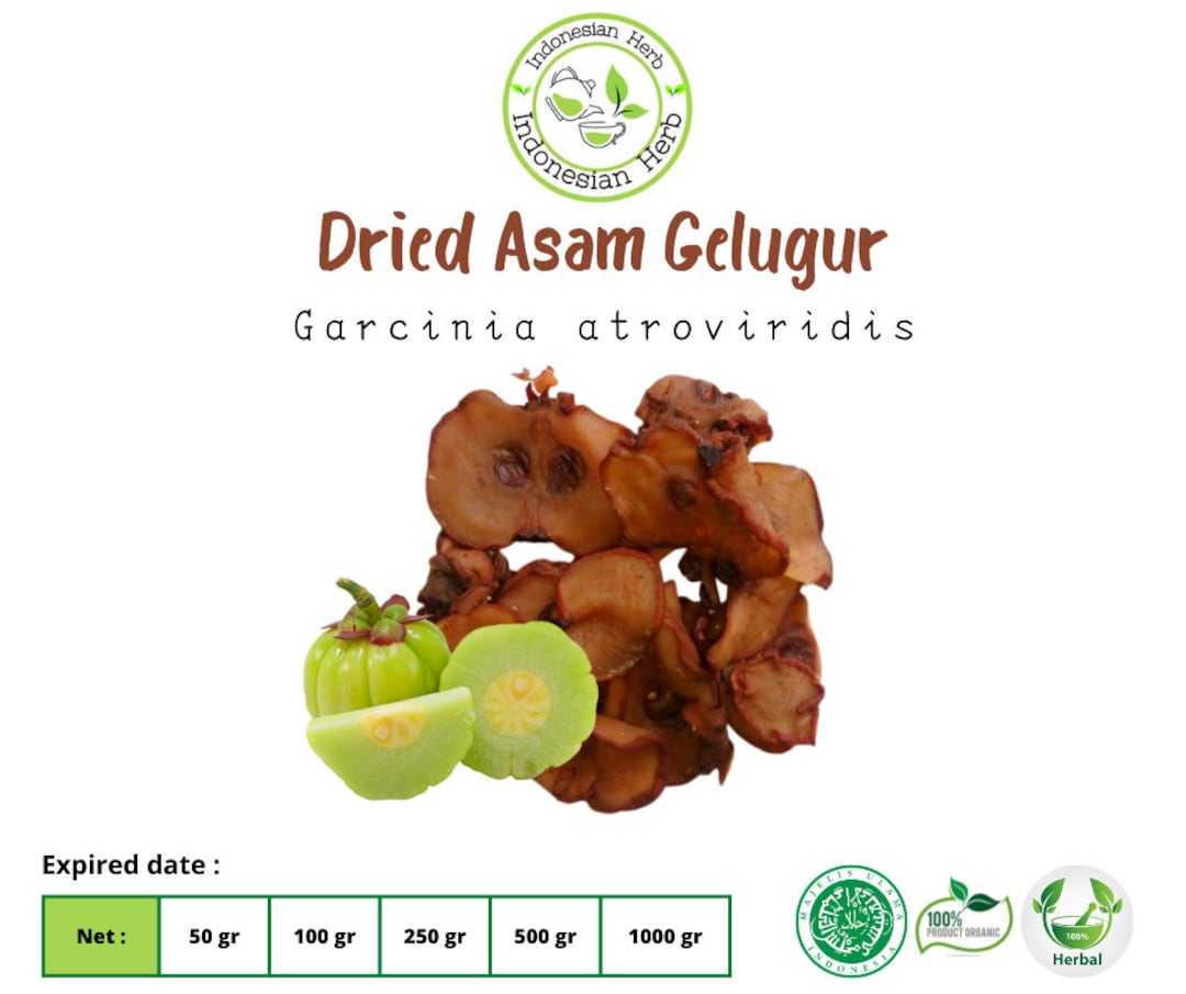Dried Garcinia Atroviridis / Asam Gelugur / Asam Gelugo / Asam Keping ...