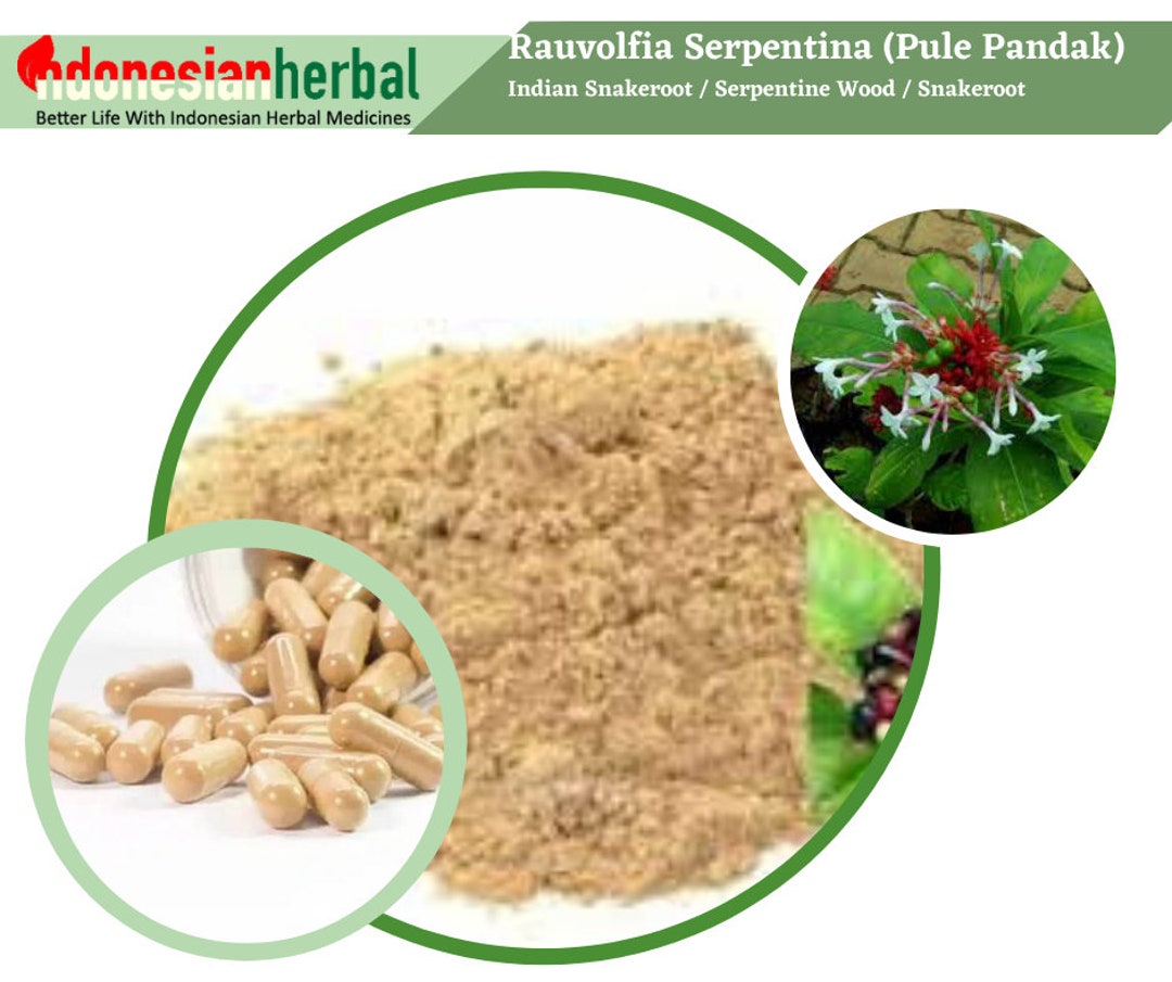 FRESH POWDER Pure Indian Snakeroot Serpentine Wood / Snakeroot ...