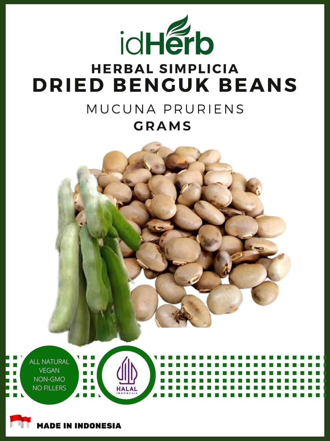 Dried Koro Benguk Beans Mucuna Pruriens Velvet Bean Premium Quality ...