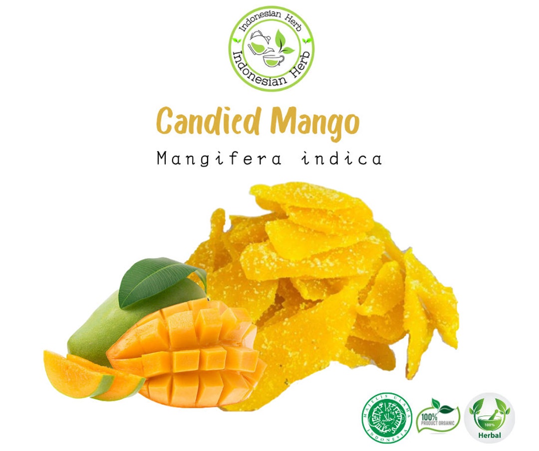 Fresh Dried Candied Mango Wide Sugar Mangifera Indica / Mango Candy ...