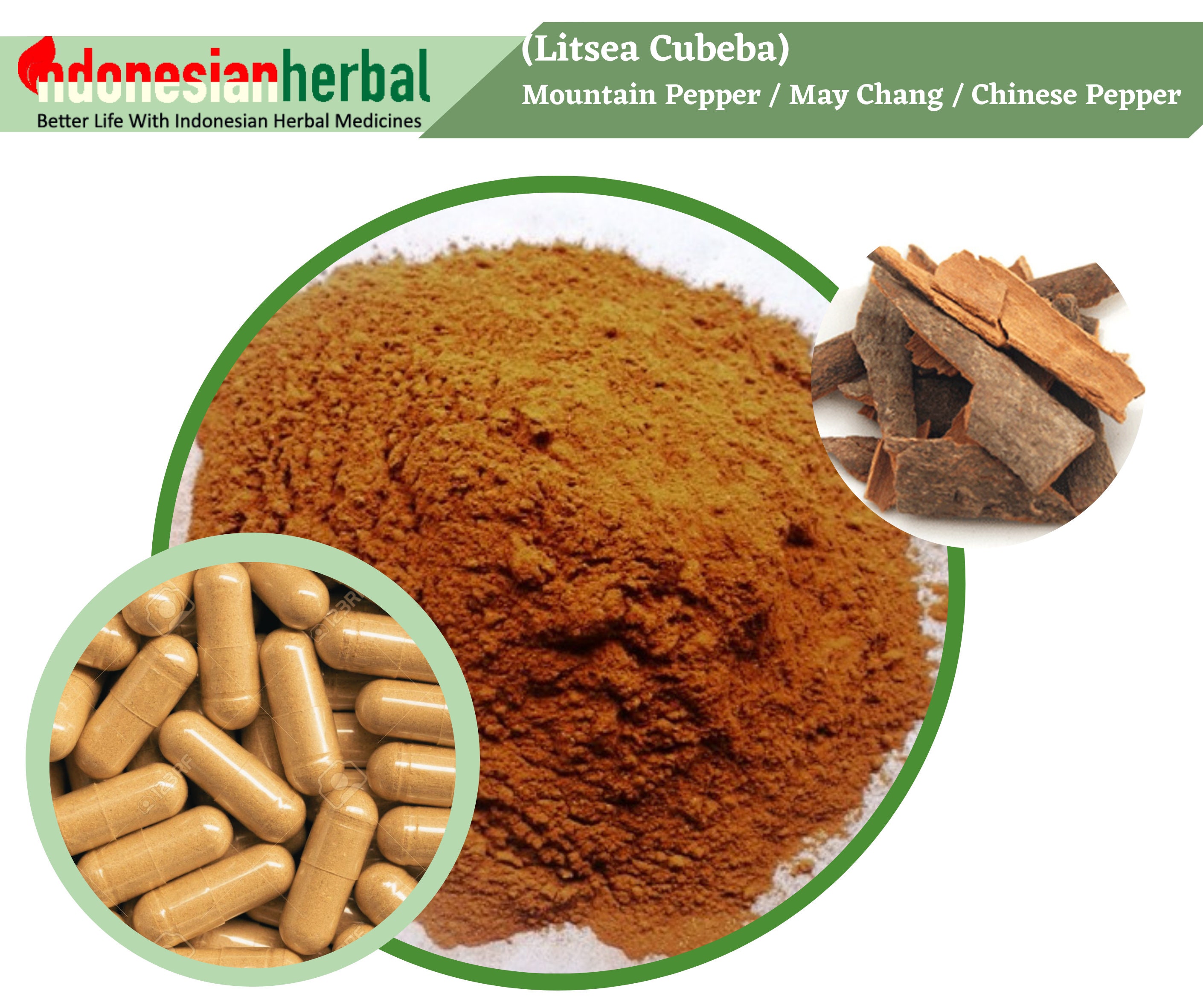 FRESH POWDER Pure Mountain Pepper / May Chang / Chinese Pepper litsea ...