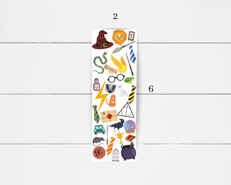 Printable Wizard Bookmark Set Magical Bookmarks Witchy - Etsy