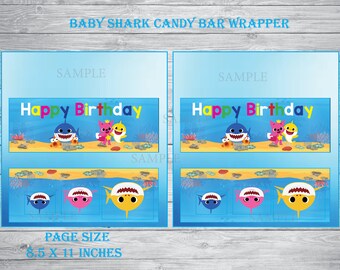 Baby shark printable | Etsy