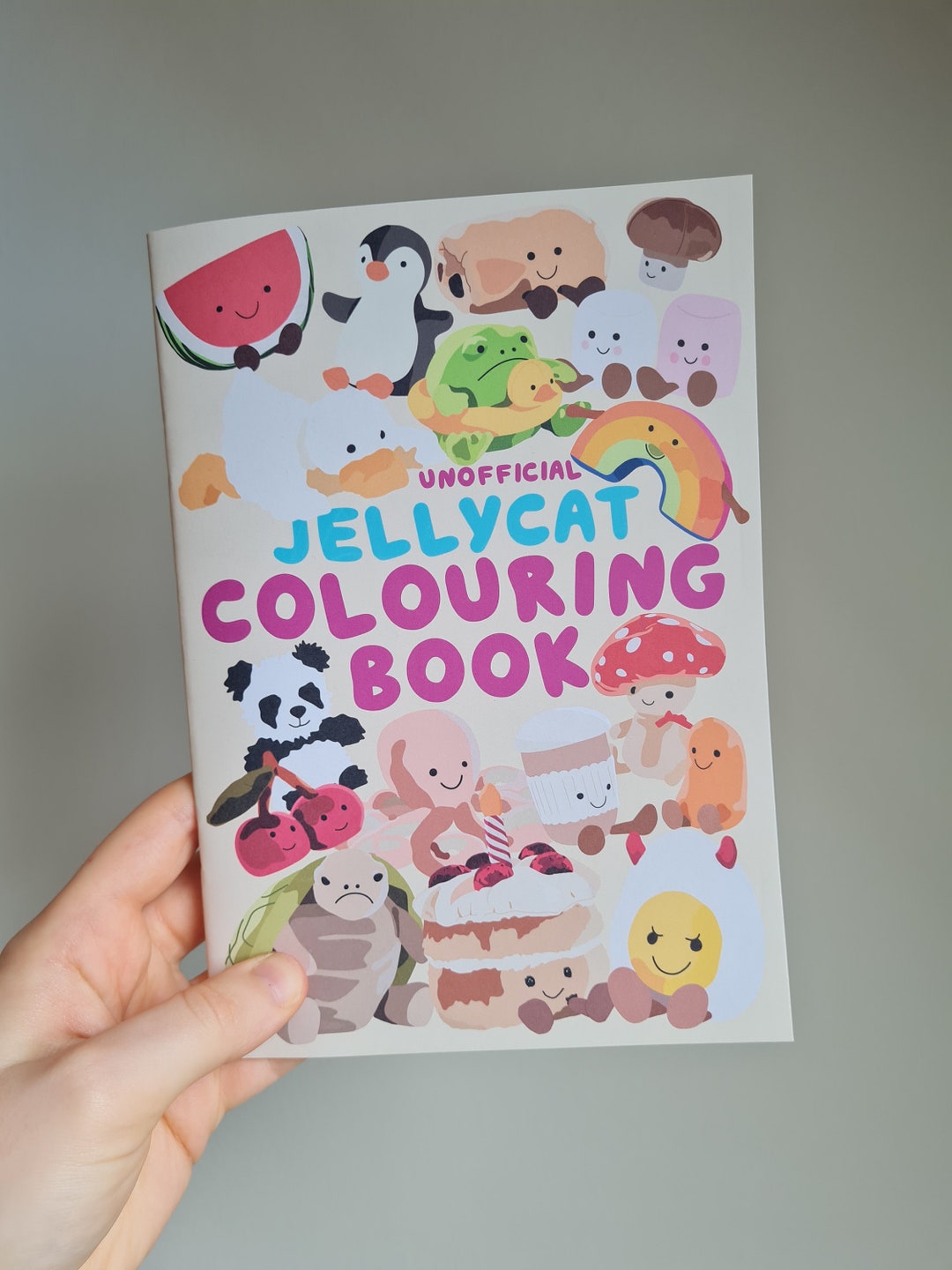 UNOFFICIAL Jellycat Colouring Book - Etsy