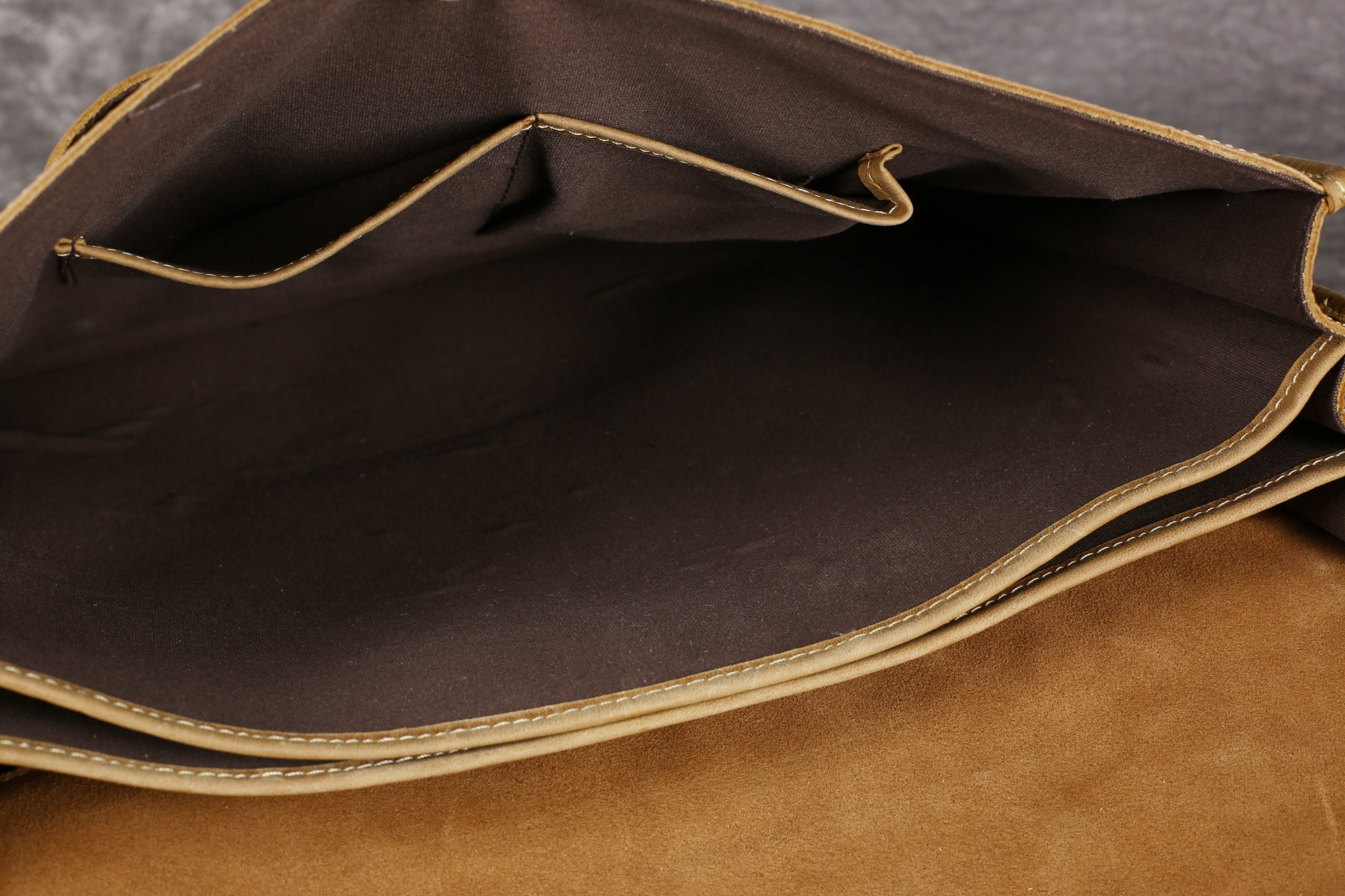 Full Grain Leather Briefcase Personalized Leather Briefcase - Etsy