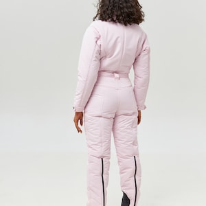 Blush Pink Membrana Water Proof Ski Suit Pink Snowsuit for Women Warm ...
