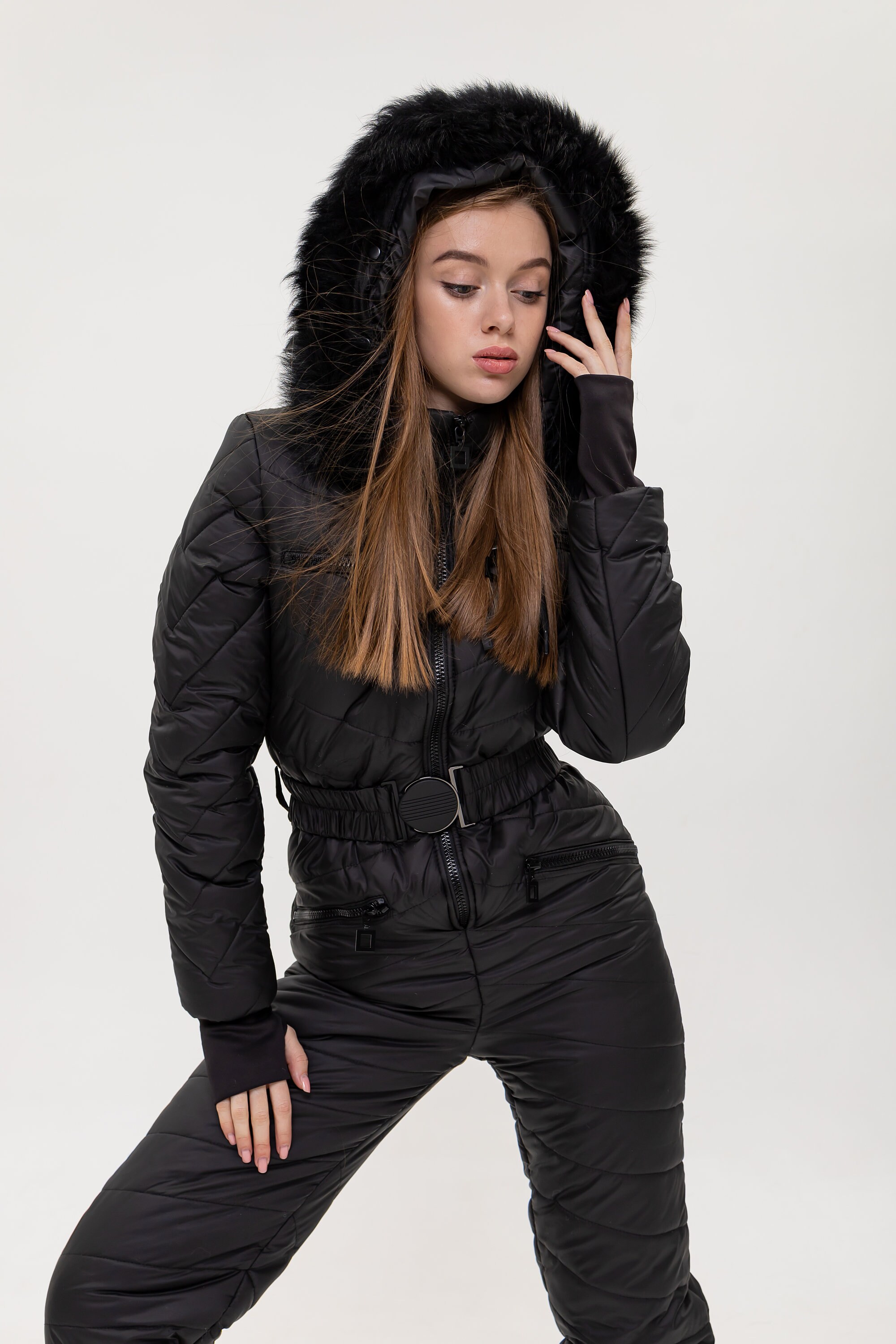 Black Ski Suit Snow Suit for Women Ski Suit for Woman Black Winter Snow ...
