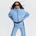 Woman Ski Suit Baby Blue Skioverall Skianzug Woman Ski Jumpsuit ...
