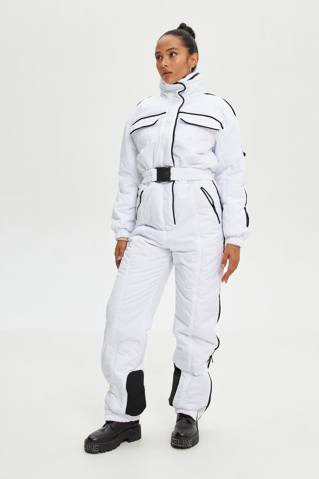 Snow Suit for Woman White Ski Suit Ski Jumpsuit Ski Suit Womens ...