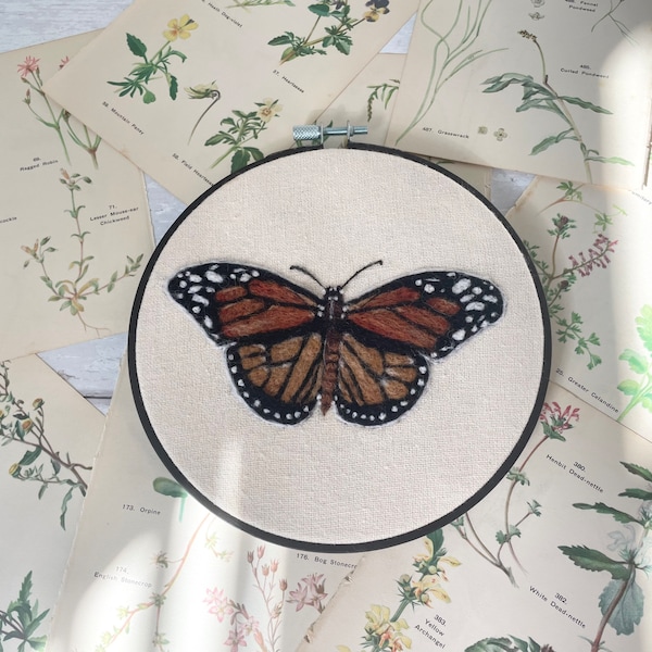 Wool Felt Butterfly - Etsy