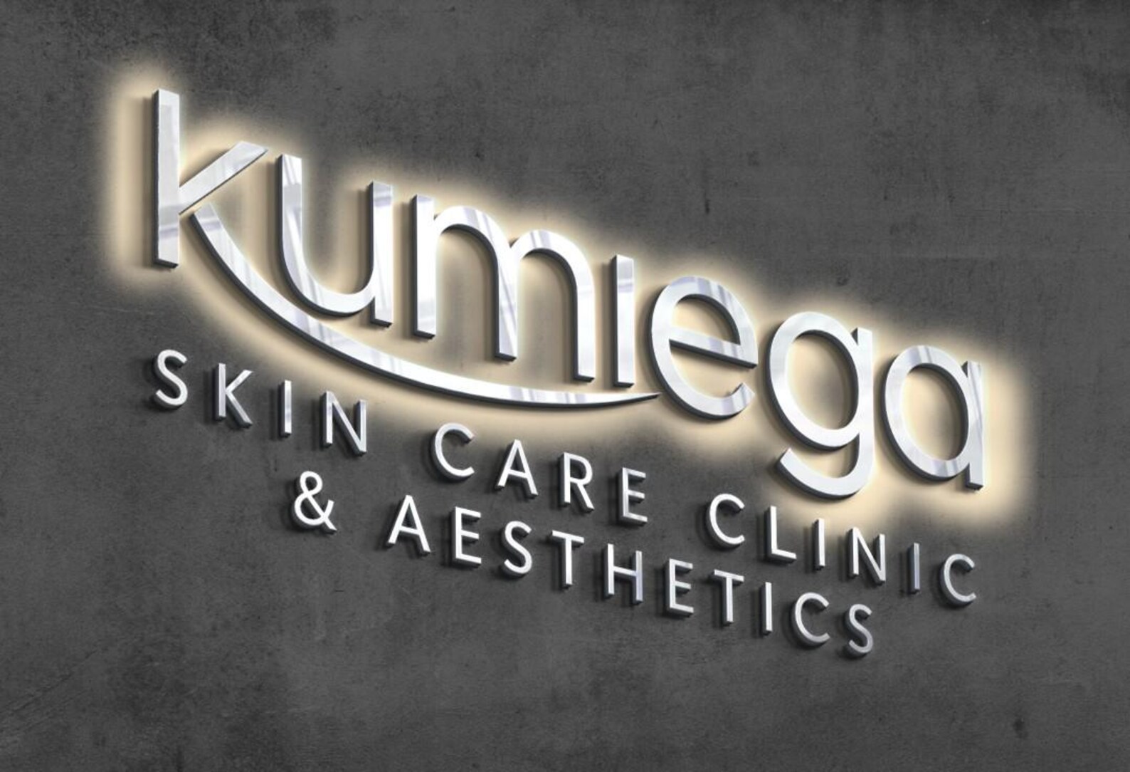 Custom Halo Led Wall Logo, 3D Custom Led Sign, Illuminated Logo Sign ...