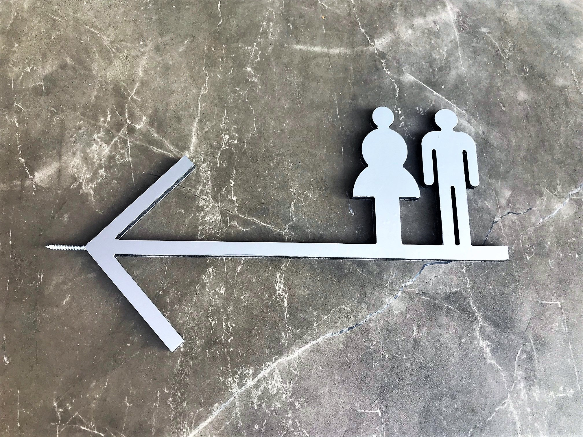 Restroom Sign Double-sided WC Sign Baby Care Room Signate | Etsy