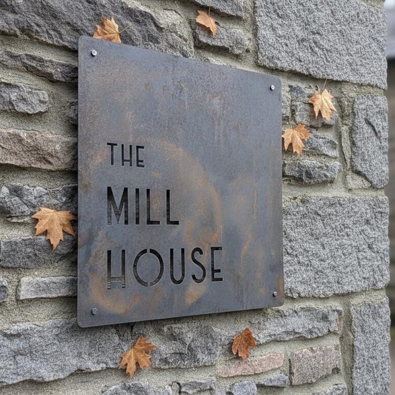 Steel Sign Raw - Etsy