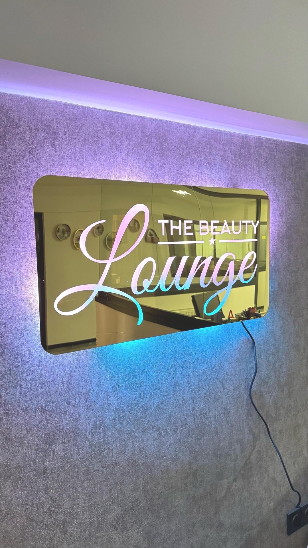 Pixel Backlit Sign, Custom Backlit Logo, Small Led Business Sign ...