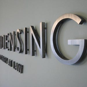 Custom Metal Logo Sign: Laser Cut, Raised 3D Design - Etsy